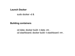 Dockerizing Stashboard | PPT