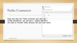 Twilio connector | PPTX | Cloud Computing | Internet