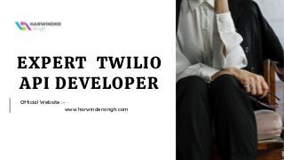 Expert Twilio API Developer | PPT