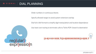 Twilio Signal 2016 Build Your Own Cloud Enterprise VoIP | PPT