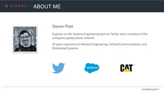 Twilio Signal 2016 Build Your Own Cloud Enterprise VoIP | PPT