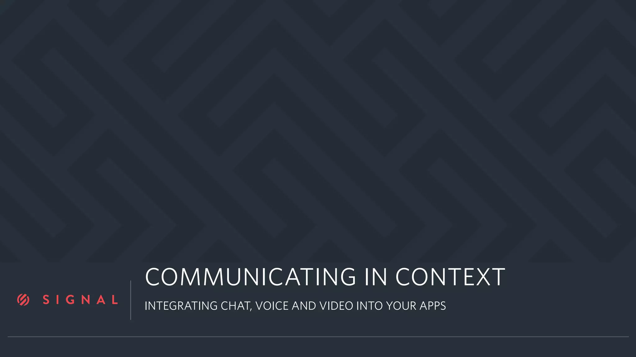Twilio Signal 2016 Real Time Communications Overview Ppt