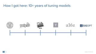 Modeling at Scale: SigOpt at TWIMLcon 2019 | PDF