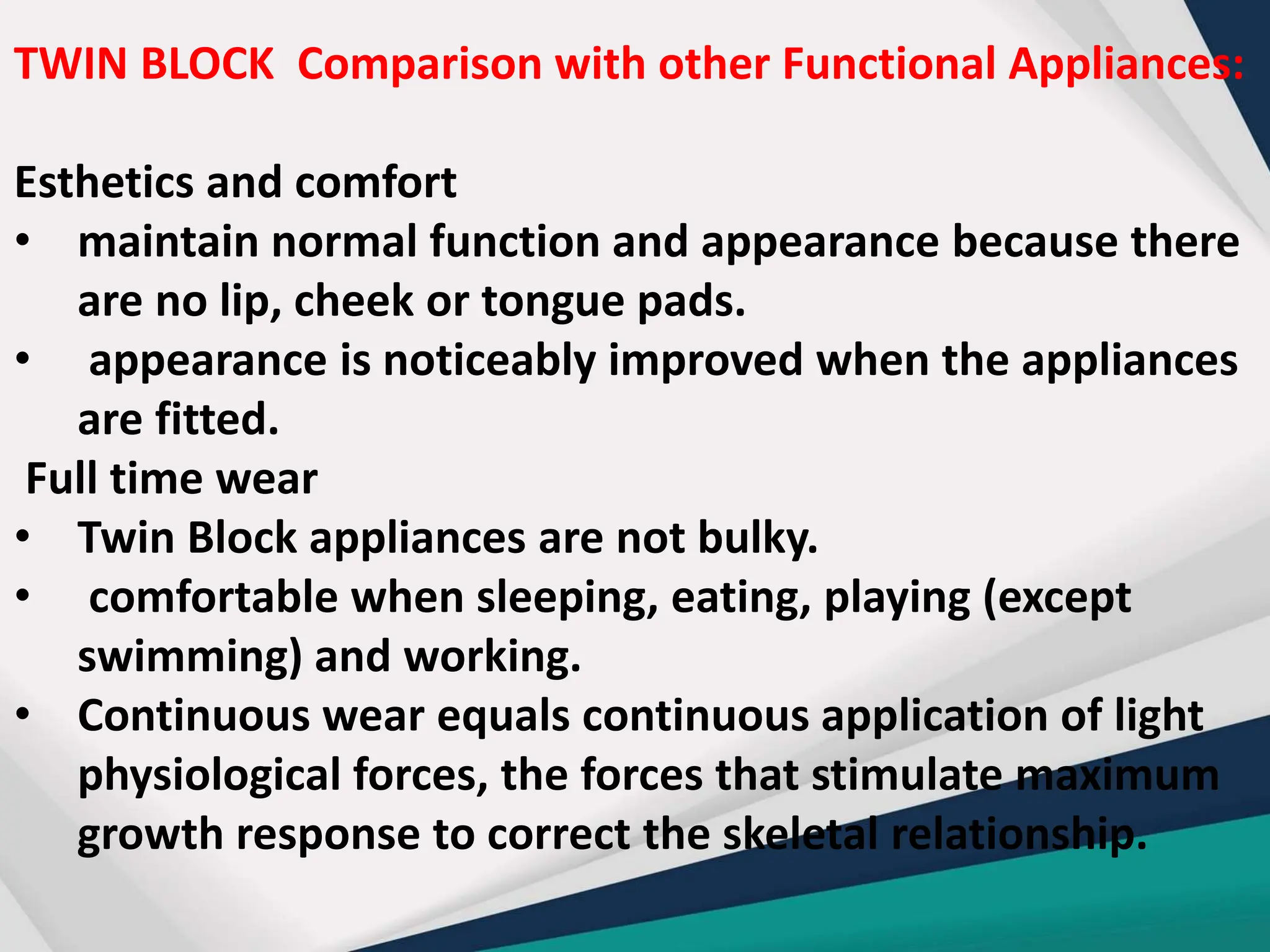 Twin Block appliance in orthodontics .pptx
