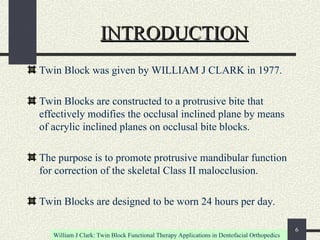 Twin Block: A Functional Growth Modification Appliance | PPT