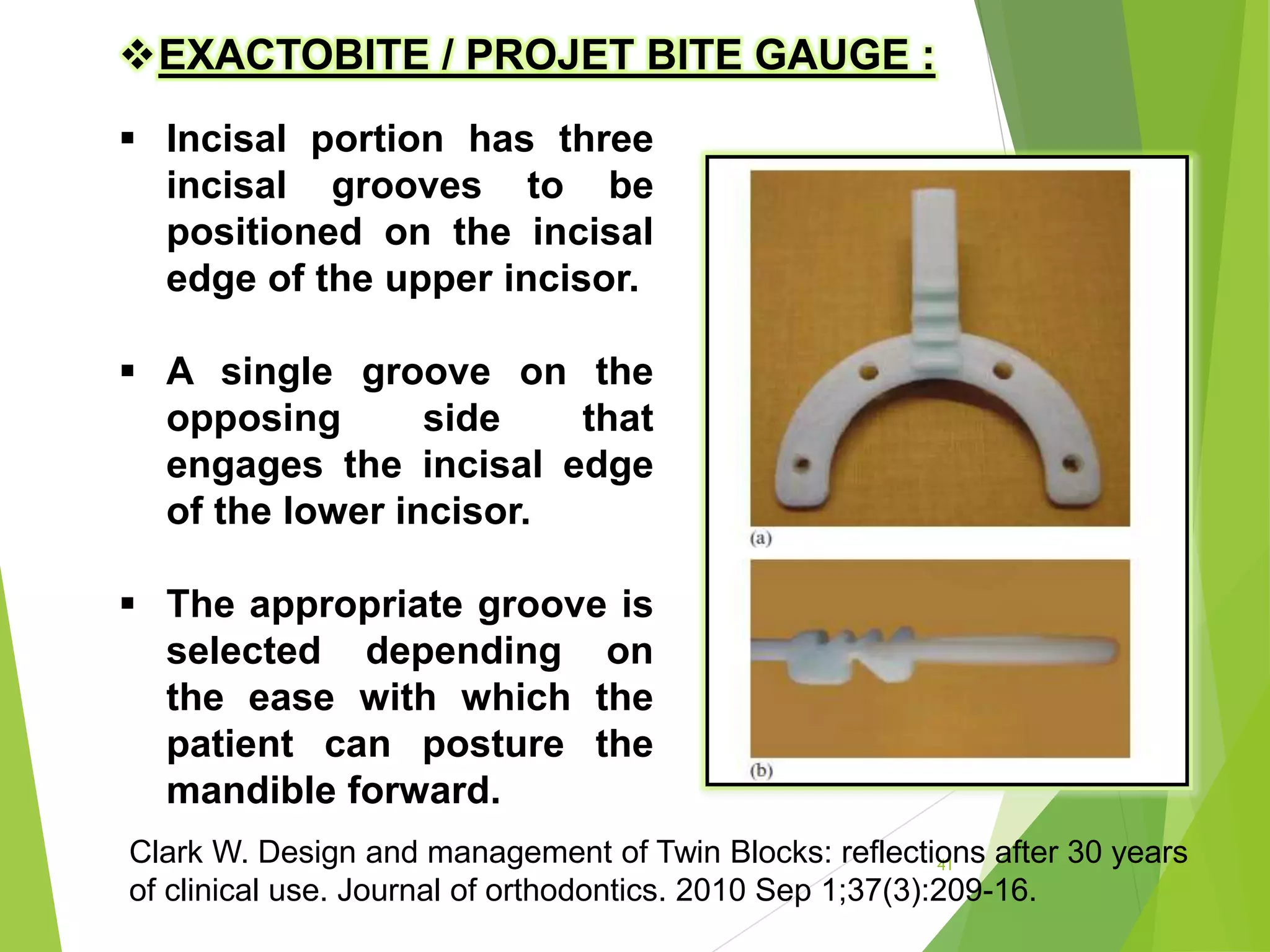 Twin block appliance. | PPTX
