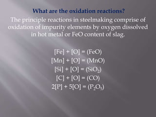 Twin hearth furnace | PPTX | Chemistry | Science