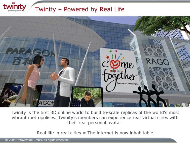 Twinity powered by real life! 2010 | PPT