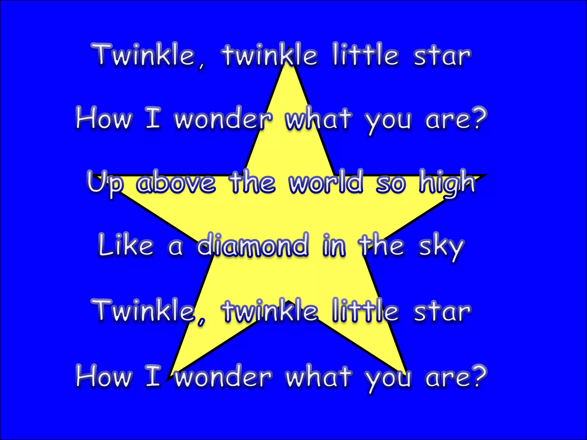 Twinkle Five Little Stars | PPT