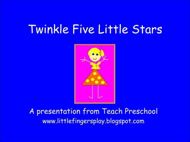 Twinkle Five Little Stars | PPT