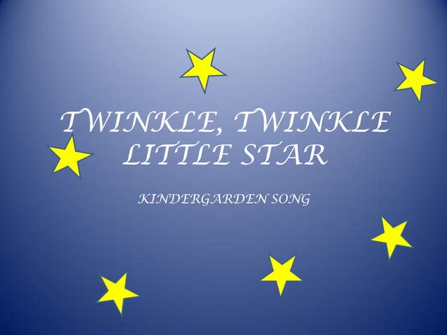 Twinkle, twinkle | PPTX