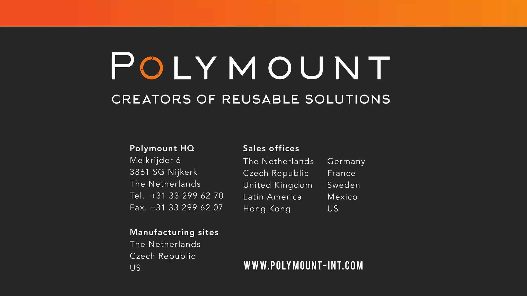 Polymount - The Self-adhesive Twinlock Sleeves | PPTX