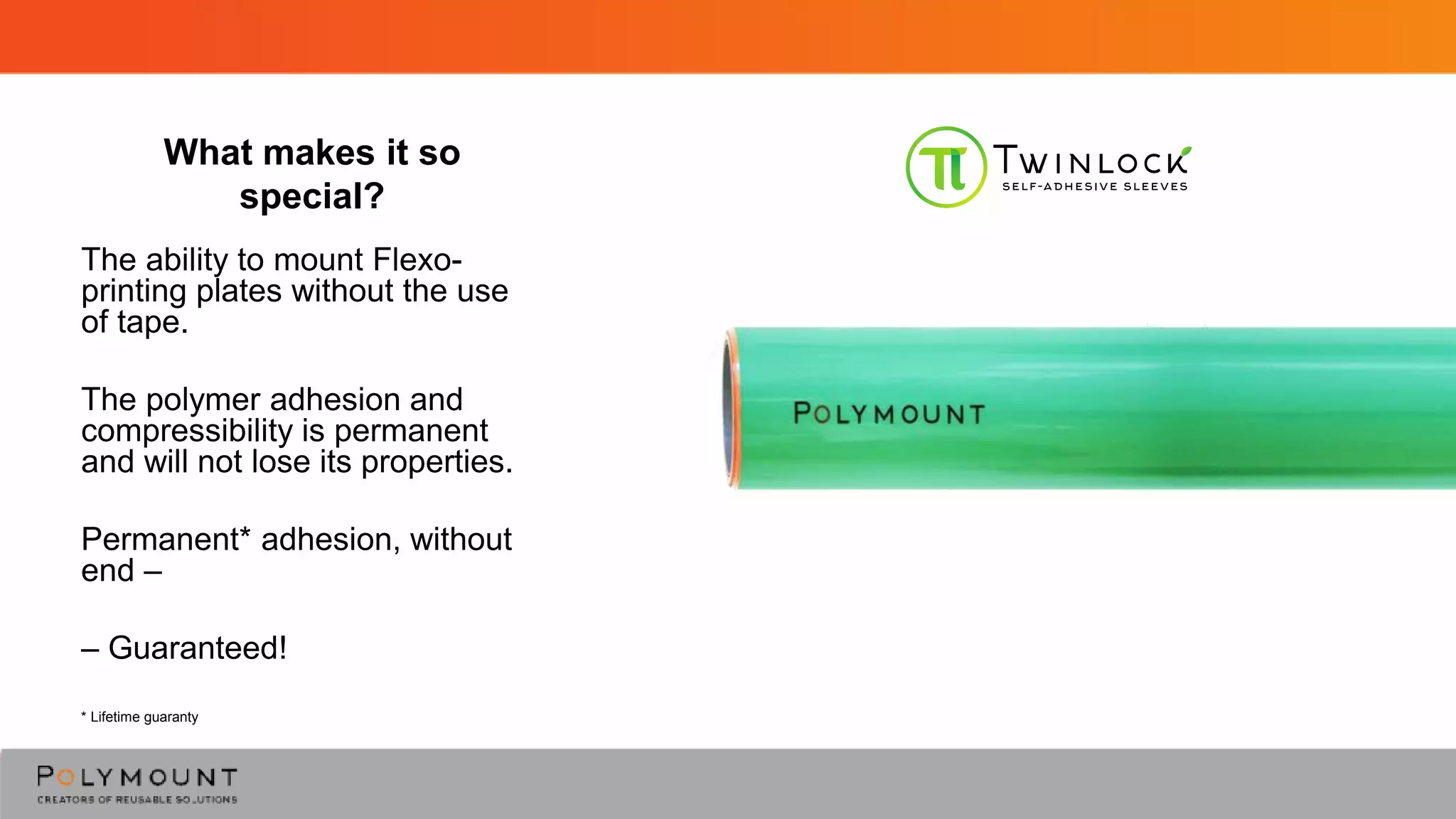 Polymount - The Self-adhesive Twinlock Sleeves | PPTX