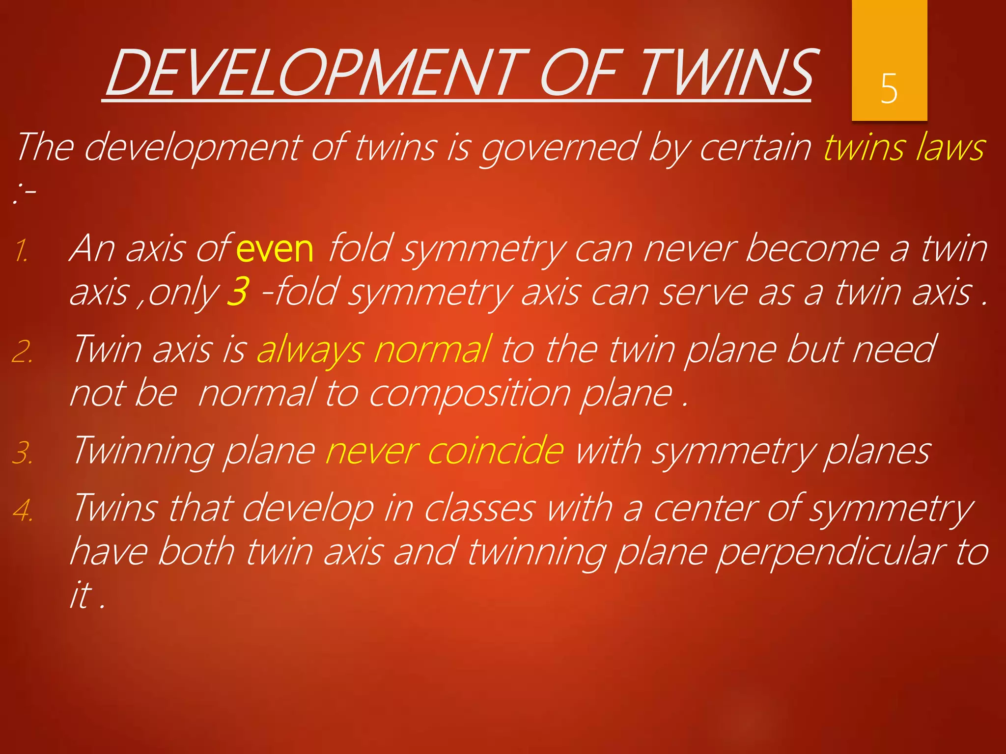 Twinning in crystals(crystallography) | PPTX