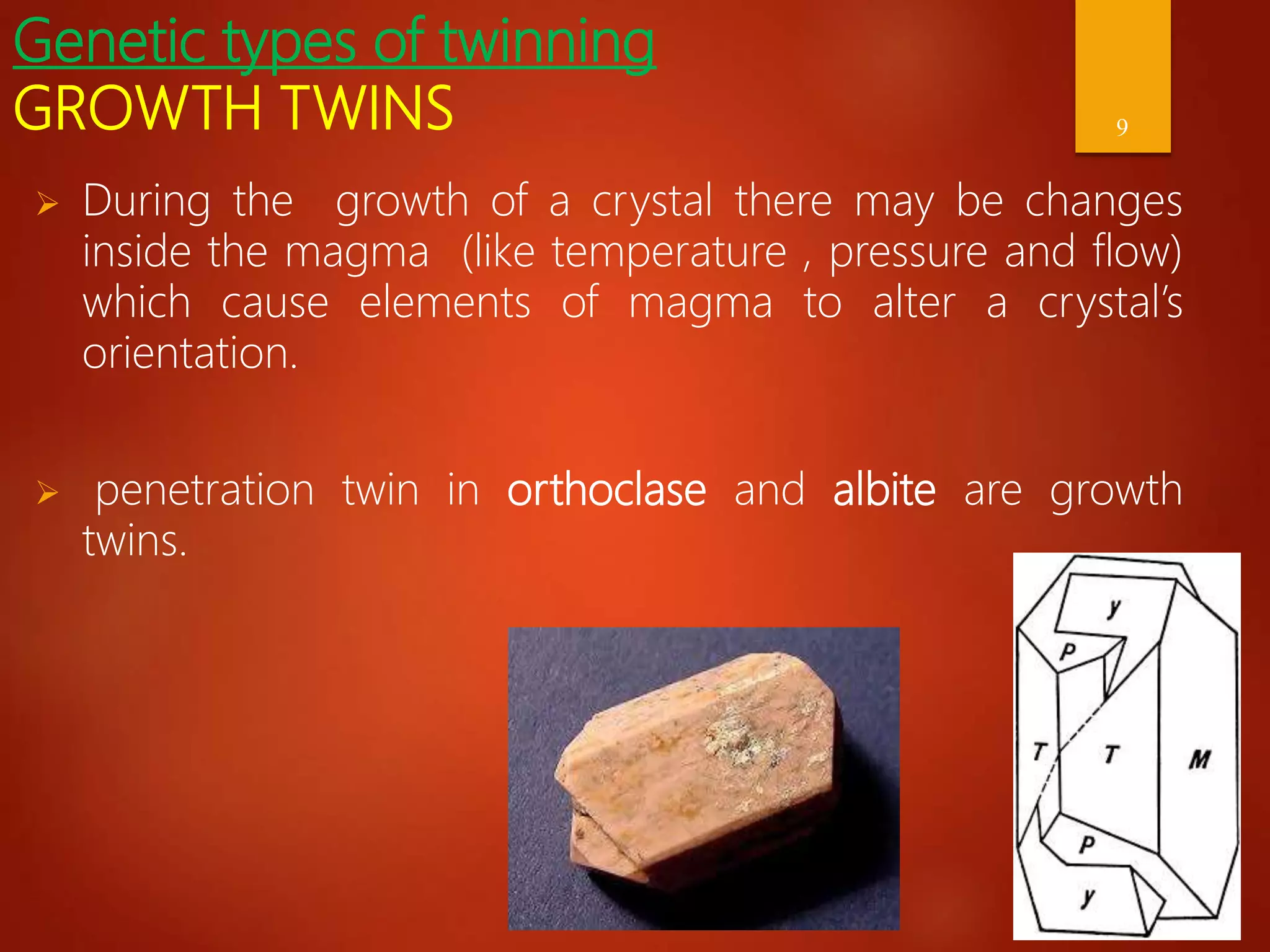 Twinning in crystals(crystallography) | PPTX