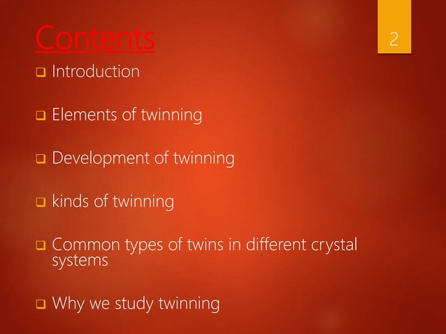 Twinning in crystals(crystallography) | PPTX | Chemistry | Science