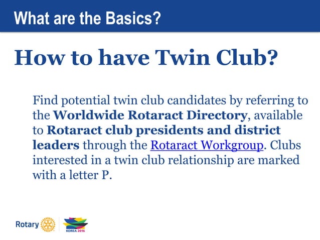 Forming Twin Club Partnerships | PPT