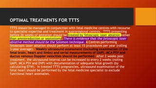 Management of monochorionic pregnancy | PPTX