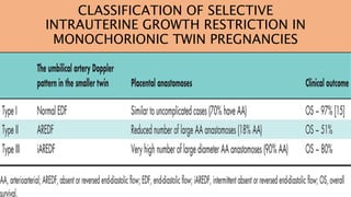 Twin pregnancy complicated by selective growth copy - copy (2) - copy | PPT