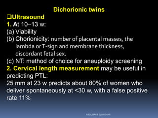 Twin pregnancy protocol | PDF