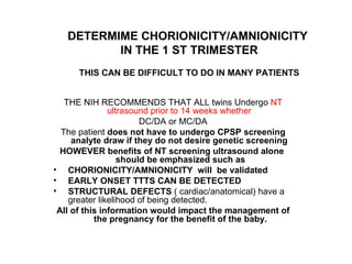 Twins clinical management 2012 | PPT
