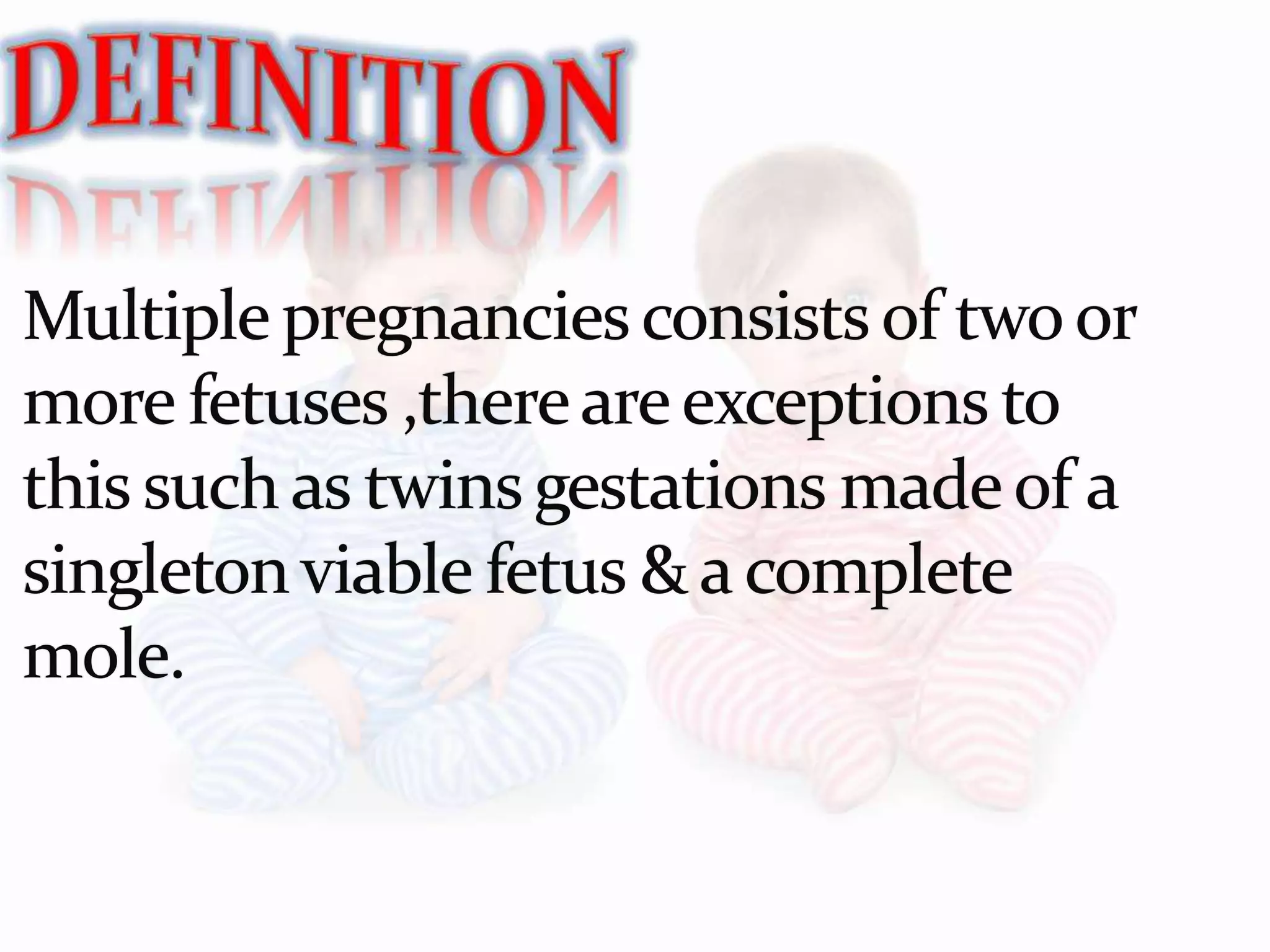 Twins complications | PPTX