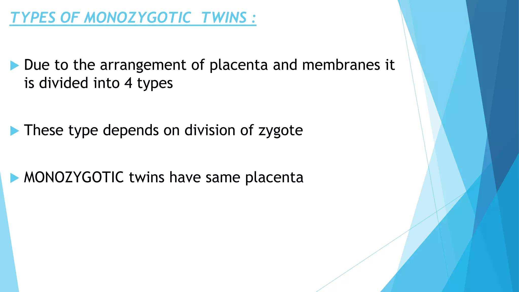 Twins (embryology) | PPTX