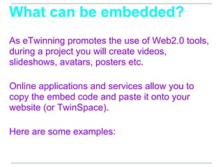Twin space (8) embed codes | PDF