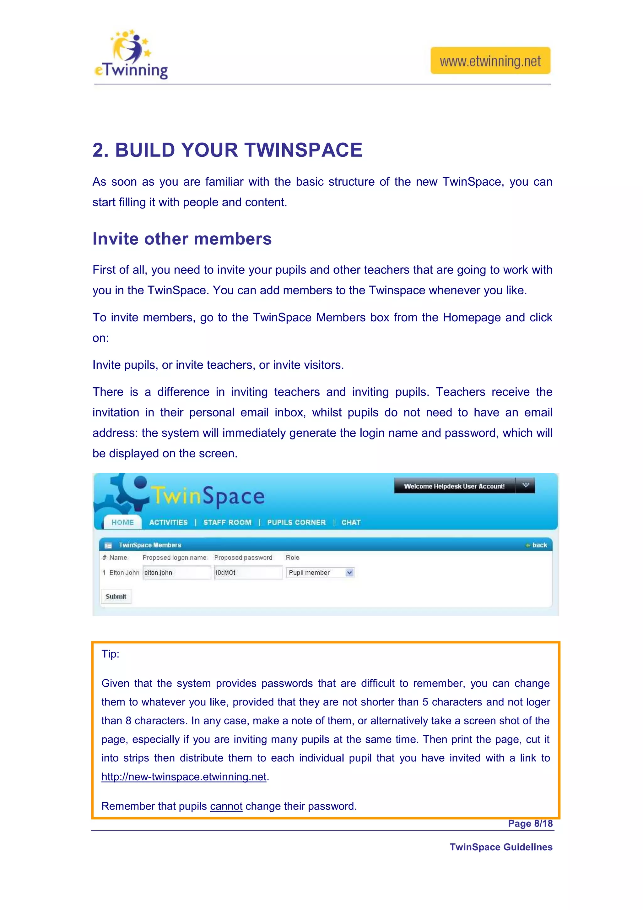 Twin space guidelines_en | PDF