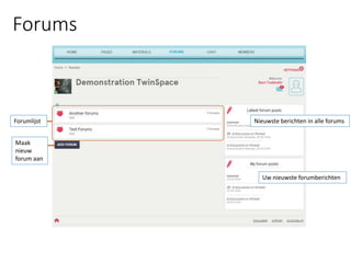 Twinspace handleiding | PPT