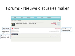 Twinspace handleiding | PPT