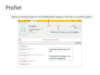 Twinspace handleiding | PPT