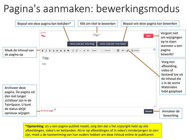 Twinspace handleiding | PPT