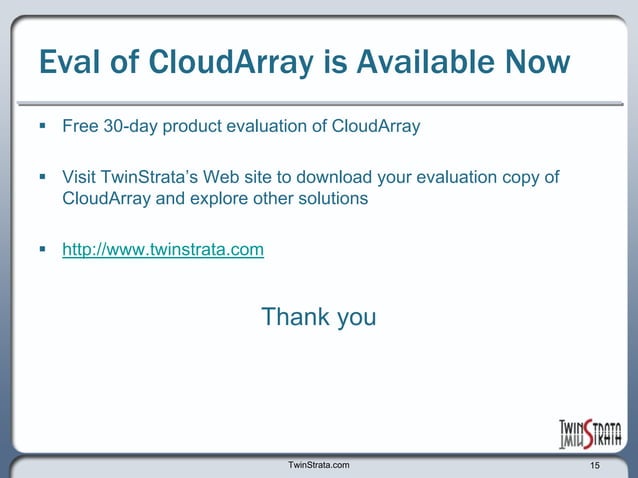 Windows NAS on cloud storage using CloudArray software | PPT