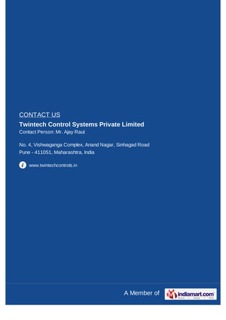 Twintech Control Systems Private Limited, Pune, Electronic And Process ...