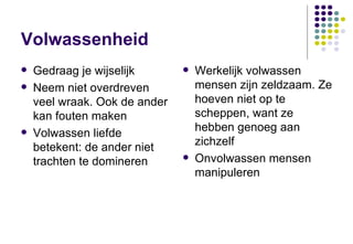 Twintig Basiswaarden | PPT