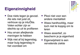 Twintig Basiswaarden | PPT
