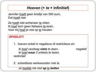 Twintigste les | PPT