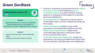 Enabling the Digital and Green Twin Transition | PPTX