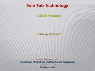 Twin well process | PPTX
