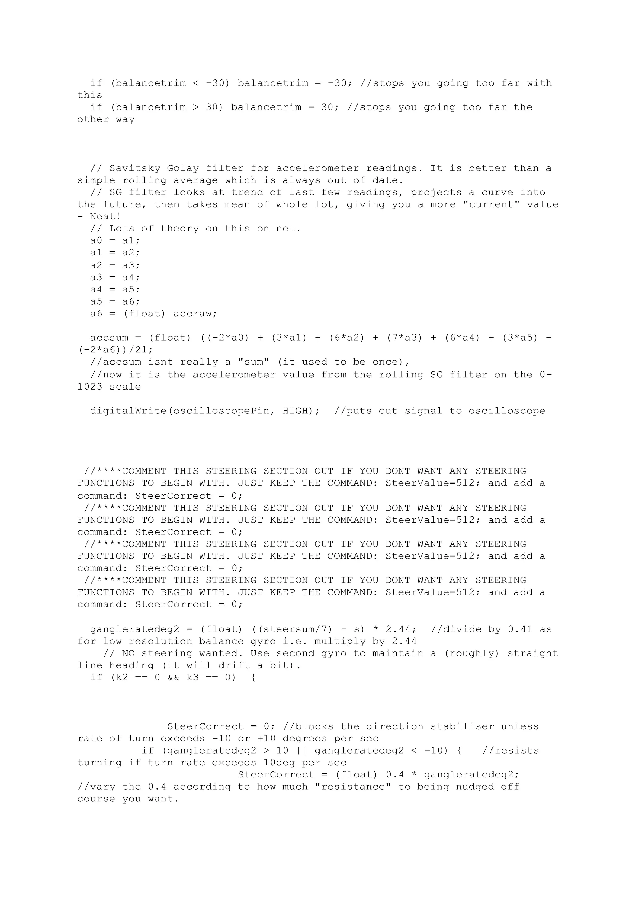 Twin wheeler modified for arduino simplified serial protocol to sabertooth v22 | DOCX