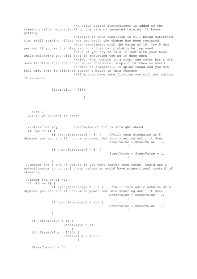 Twin wheeler modified for arduino simplified serial protocol to sabertooth v22 | DOCX