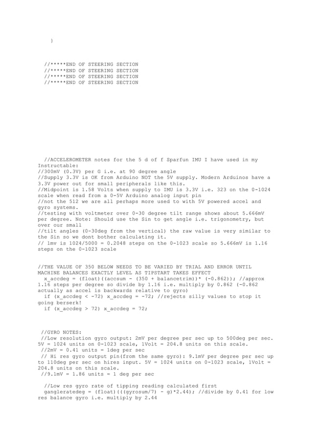 Twin wheeler modified for arduino simplified serial protocol to sabertooth v22 | DOCX