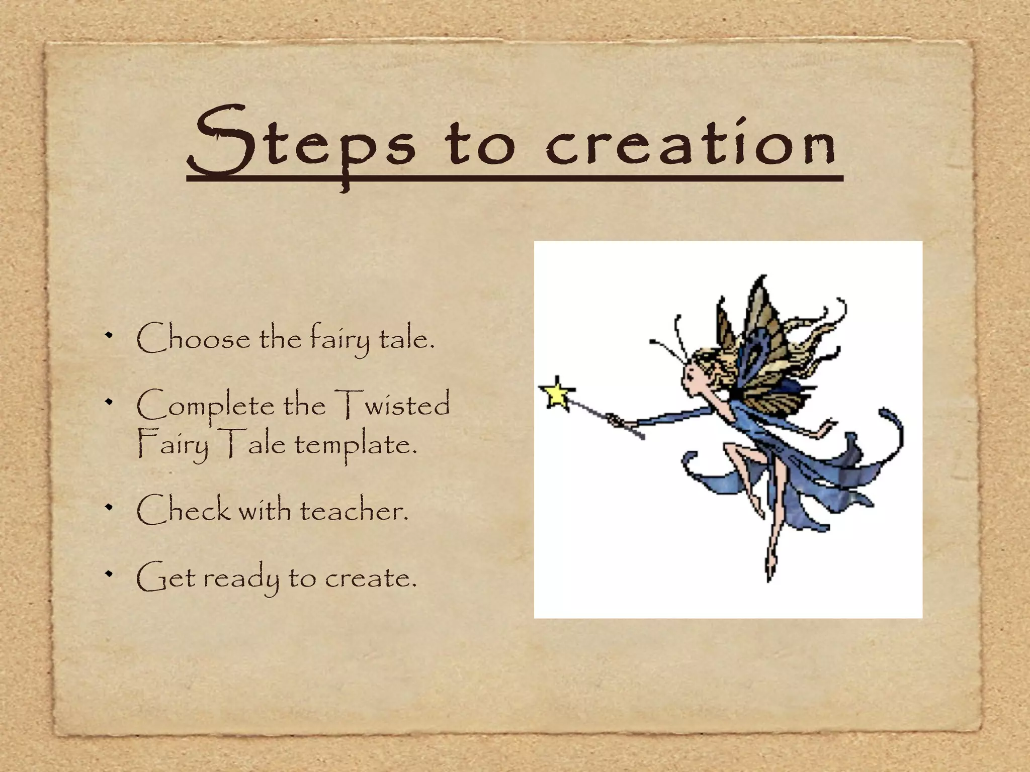 Twisted fairy tales | PPT