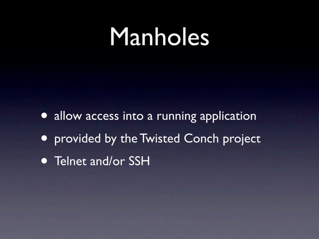 Twisted: a quick introduction | KEY