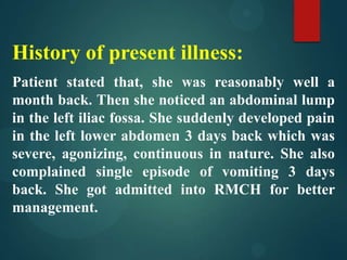 Presentation on Twisted ovarian cyst by Dr. Monnaf | PPT