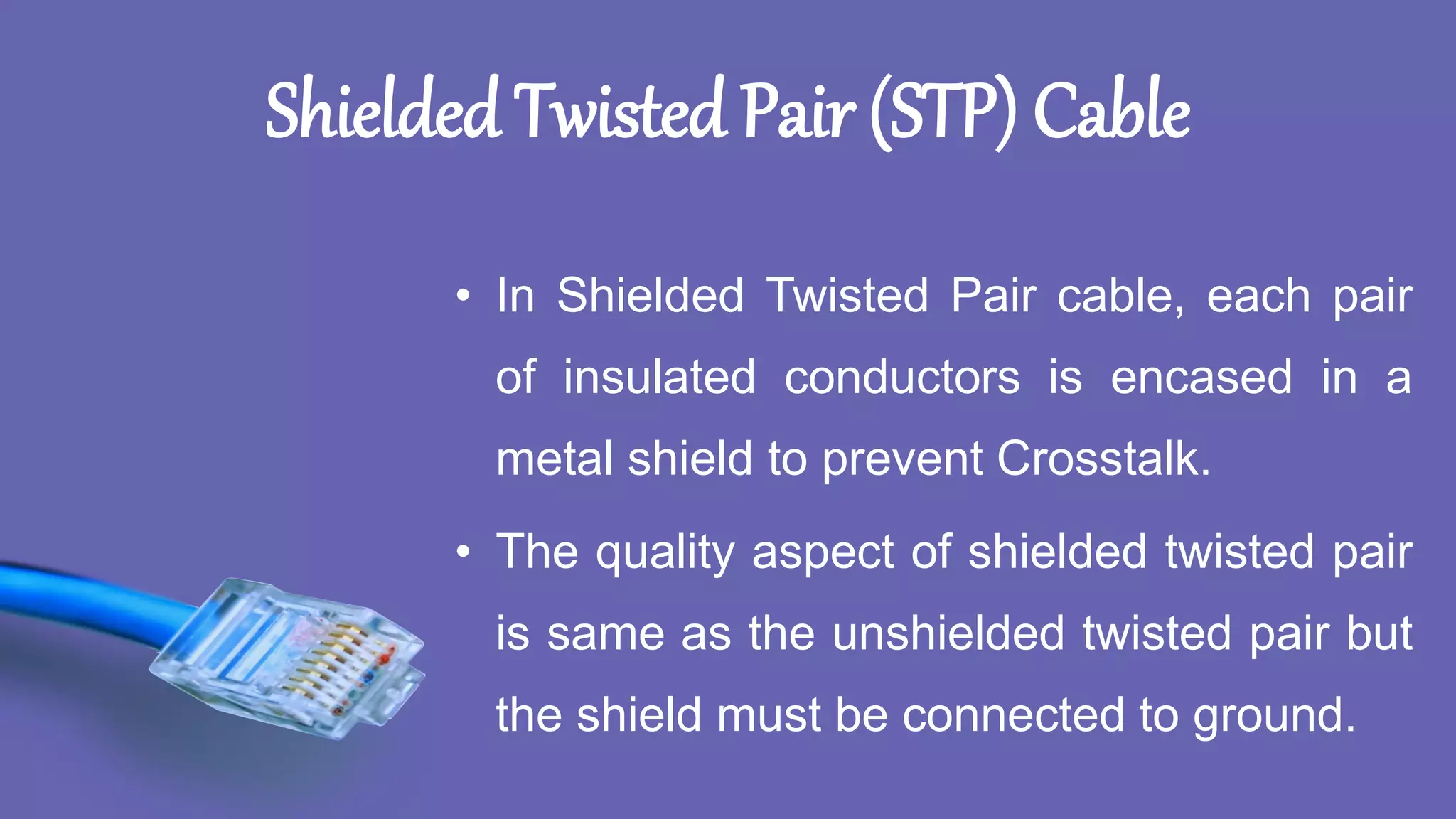 Twisted pair cable | PPTX