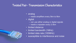 Twisted pair cable | PPTX