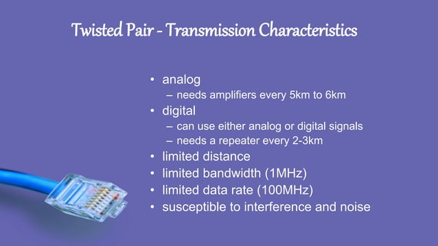 Twisted pair cable | PPTX