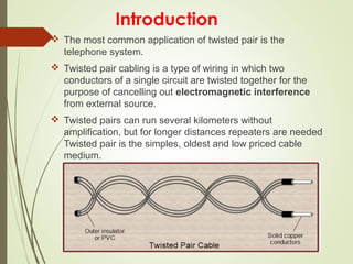 Twisted pair cable | PPT | Computer Networking | Computing